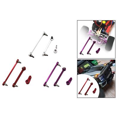 1/28 Scale RC Car Steering Rod and Steering Arm DIY Accessory Durable ...