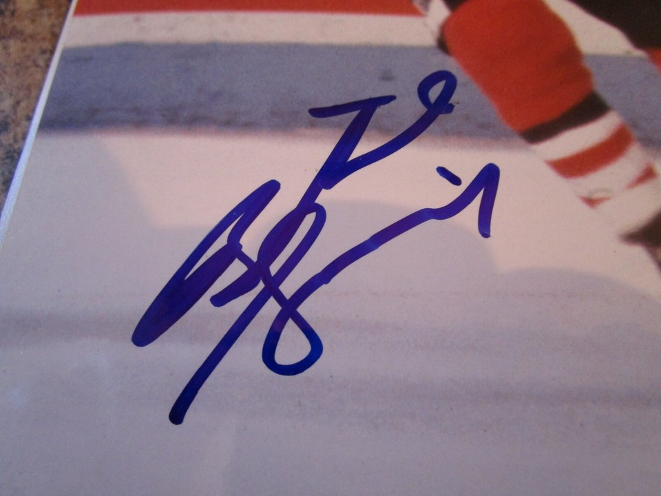 BUTCH GORING SIGNED 8X10 GLOSSY PHOTO NEW YORK ISLANDERS TEAM CANADA LA ...