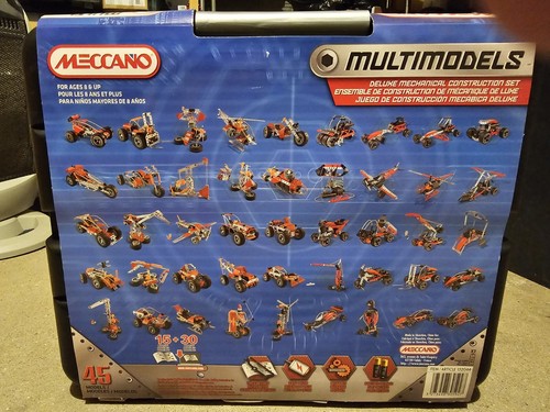 MECCANO Multimodels DELUXE Mechanical Construction Set | 45 Models ...