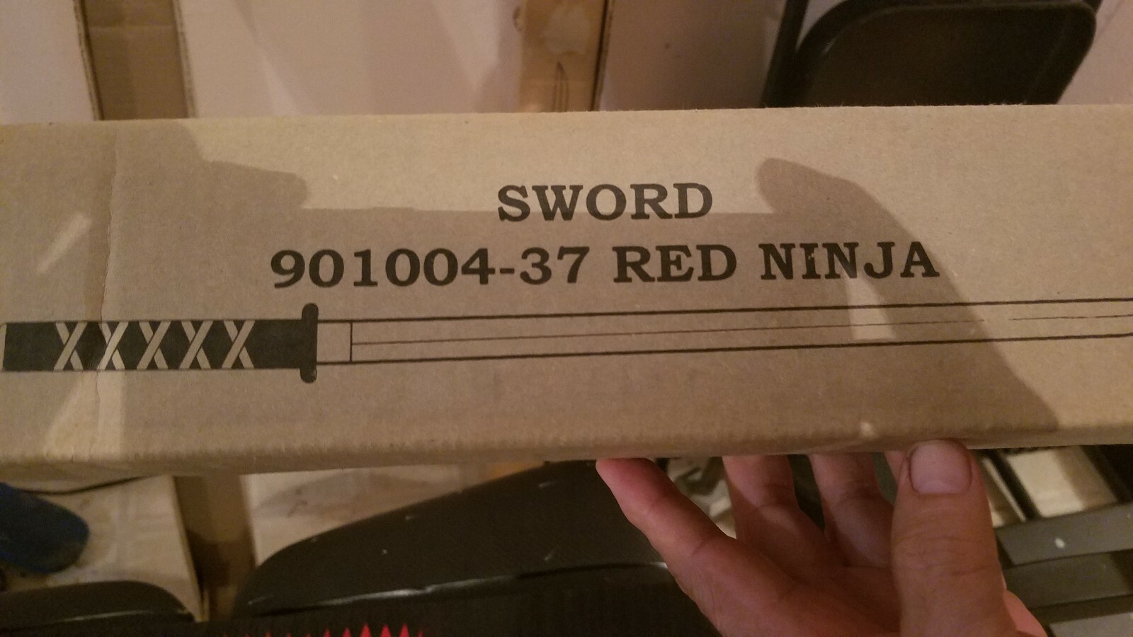 Japanese Collection Red Ninja Sword Size Large | eBay