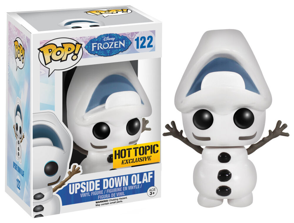 Funko Pop! Vinyl: Disney - Olaf (Upside Down) - Hot Topic (Exclusive ...