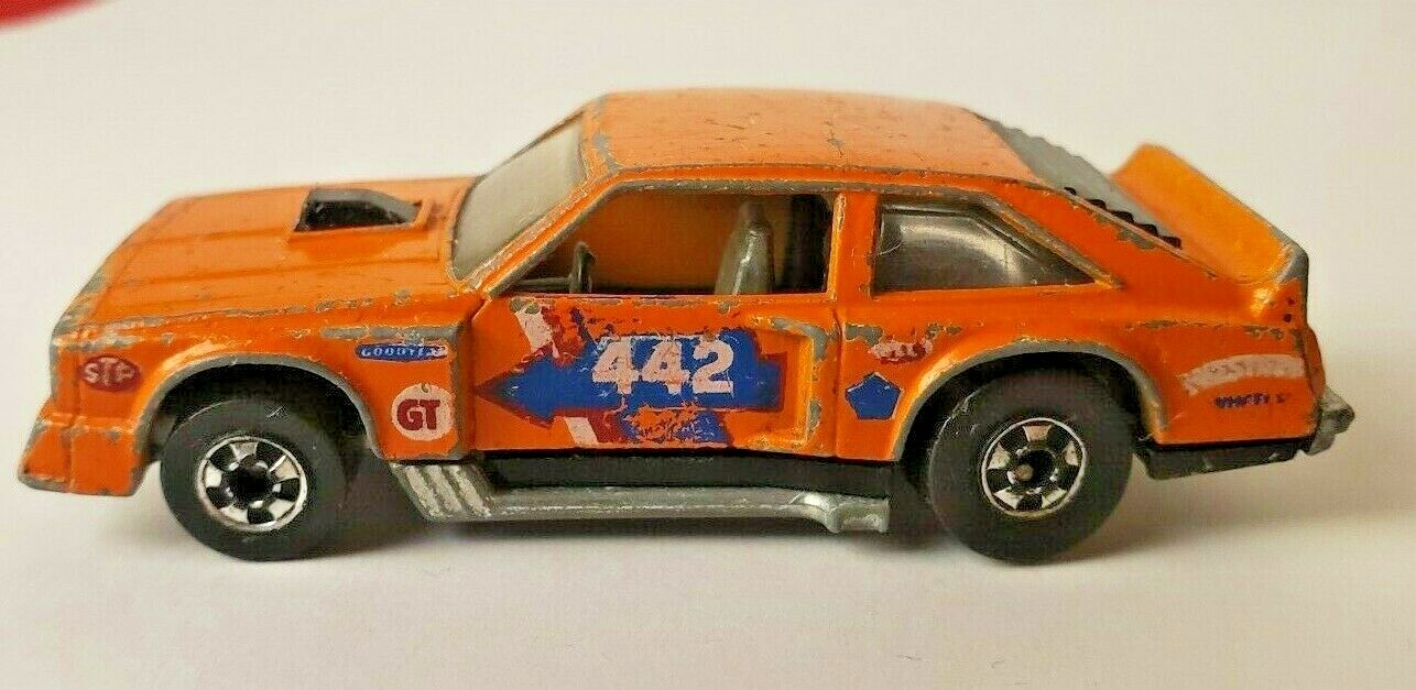 Vintage 1978 Hot Wheels Flat Out 442 Diecast Car 1:64 Orange ~ Hong ...