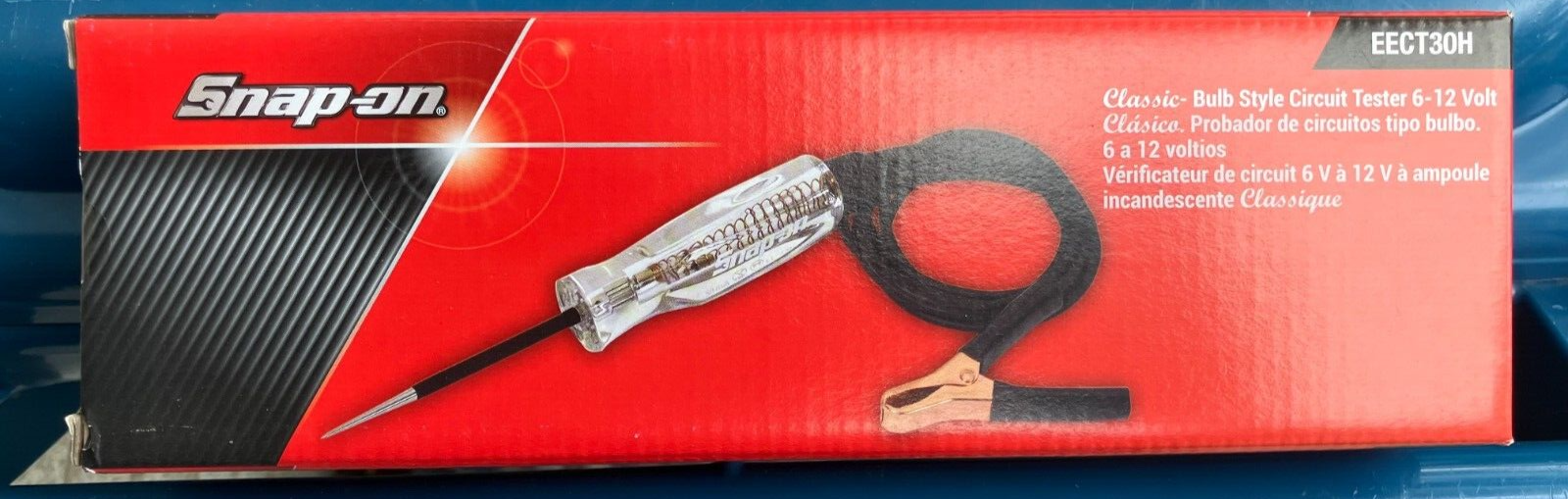 Snap on 6 - 12 Volt Classic Style Bulb Circuit Tester EECT30H for sale ...