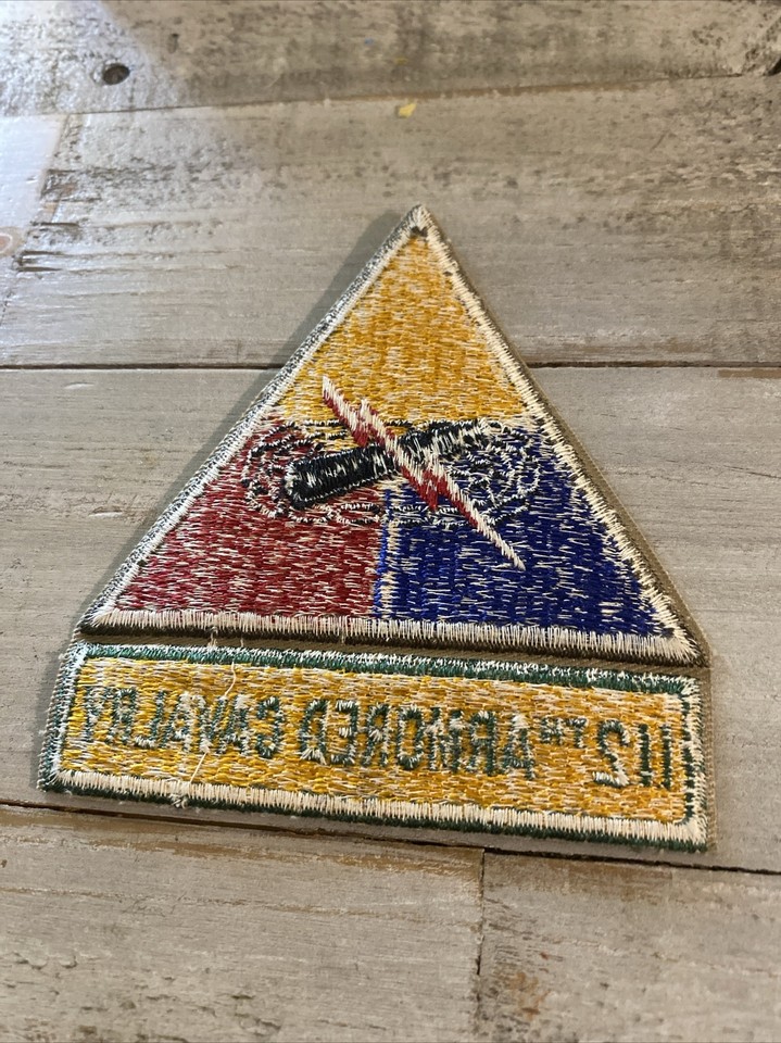 ORIGINAL WW2 US Army Armored Tank Battalion Patch 112th Cavalry ...