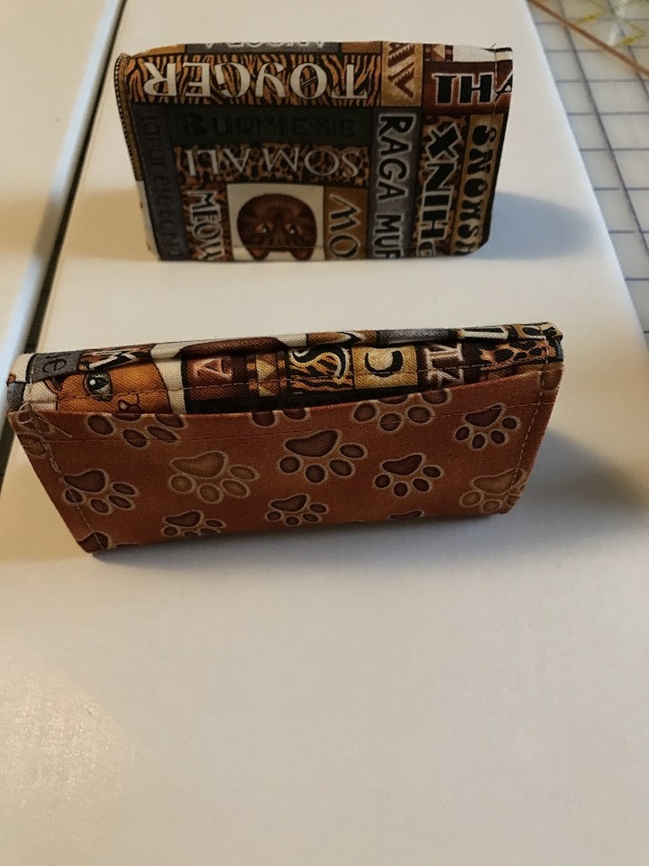 Handmade Wild Cats cotton fabric scissor, sewing notion, pincushion ...