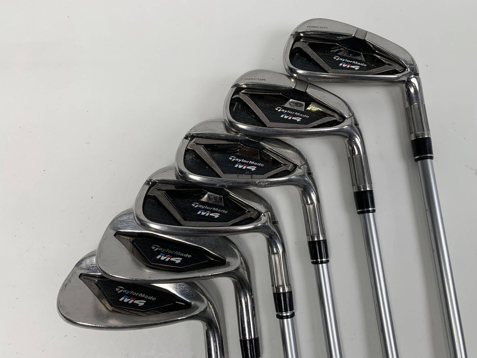TaylorMade M4 Iron Set 7-PW+AW+SW Tuned Performance 45g Ladies Graphite ...
