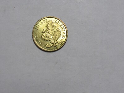 Croatia Coin - 2005 5 Lipa Hrast Luznjak - Circulated, spots, rim ding ...