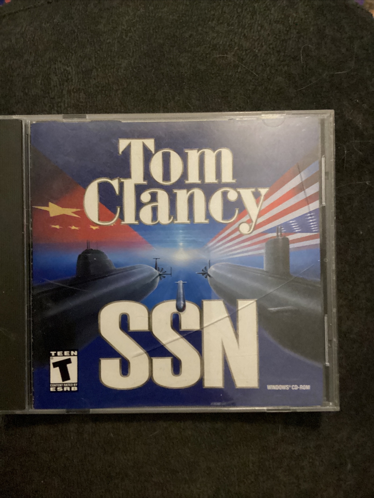 Vintage Tom Clancy-SSN PC Game, 1996, Windows, 3-D, Interactive ...