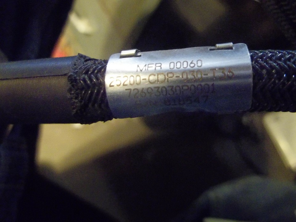 GE MFR 00060 25200-CDP-030-T36 GAS TURBINE CABLE LM2500 72693030P0001 ...