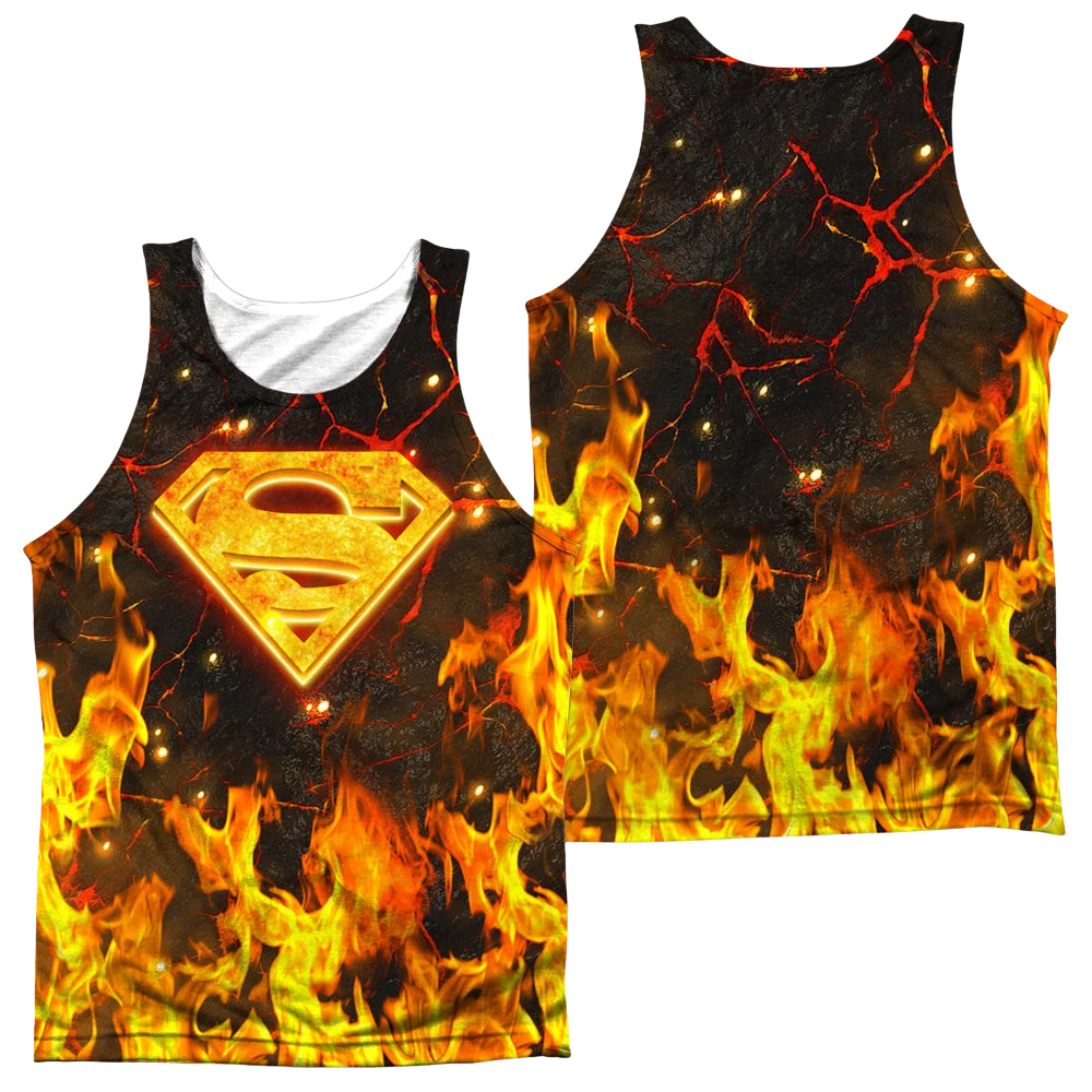 Superman On Fire