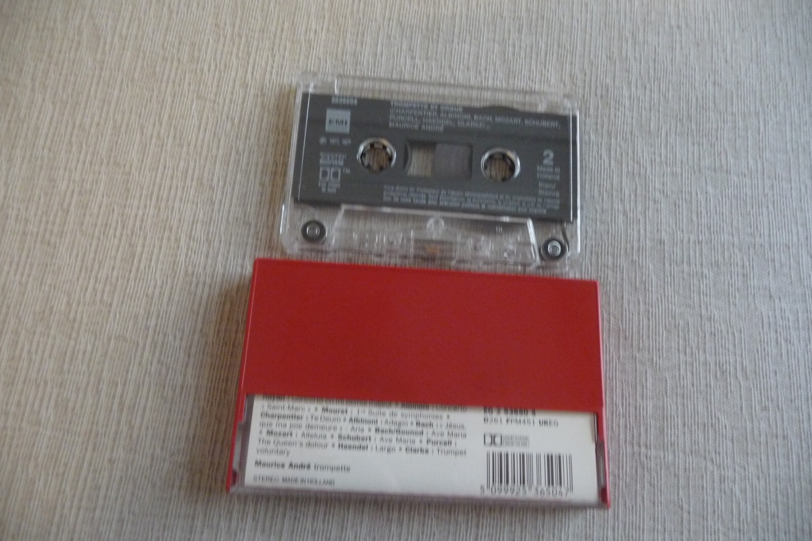 MAURICE ANDRE K7 AUDIO TAPE CASSETTE HAYDN ALBINONI MOZART | eBay