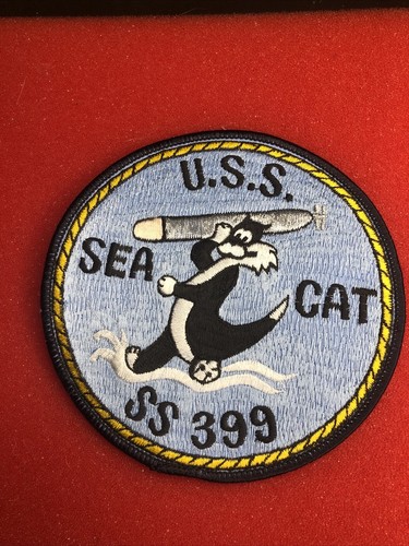 USS Sea Cat Submarine SS-399 Vintage Original Patch | eBay