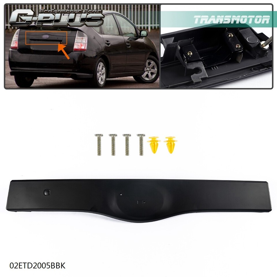 Fit For 2004-2009 Toyota Prius Liftgate Tailgate Handle Smooth Black ...