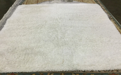 WHITE 10' X 10' Square Loose Threads Rug, Reduce price 1172656142 ...