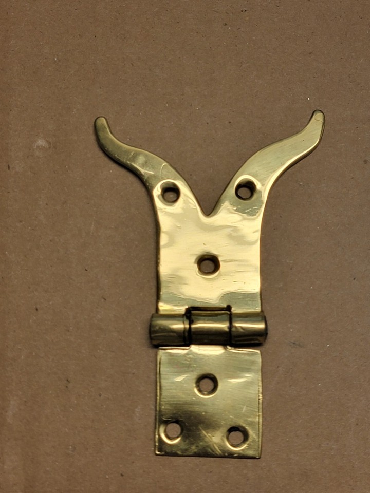 Unique Solid Brass Hinge Ice Box Strap Toy Box | eBay