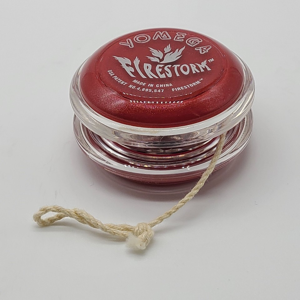 Vintage Yomega Firestorm Wing Red Yo-Yo 1998 Bandai Very Good Condition ...