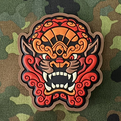 MIL-SPEC MONKEY FOO DOG HEAD v2 PVC Morale Patch w/Hook Back SHOT Show MSM RED | eBay