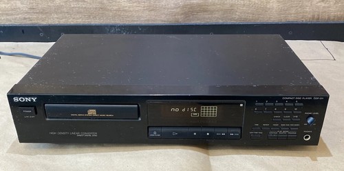 Sony Cdp-311 Single CD Compact Disc Player Black Tested for sale online ...