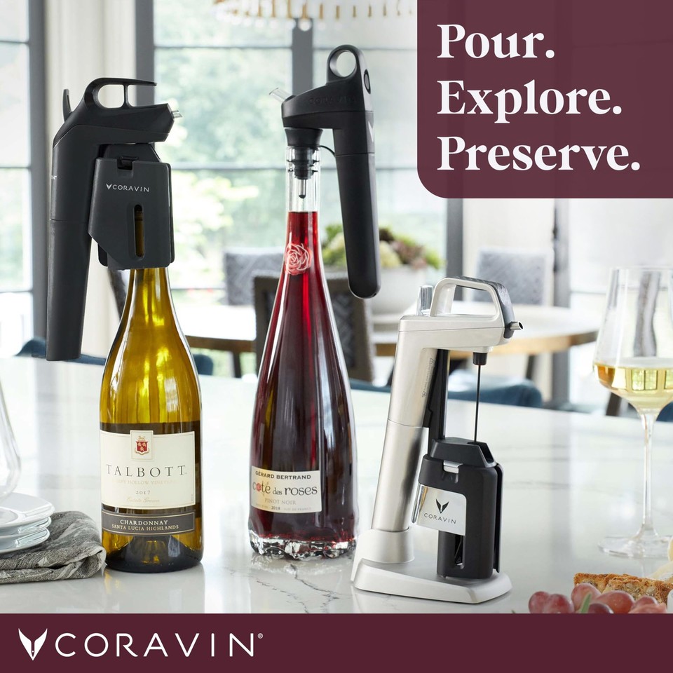Coravin Timeless Three Plus Wine Preservation System- Black 810068590012| eBay