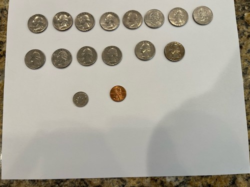 Coin Lot Quarters Offset Strike Errors And Die Error Quarter Penny Dime ...