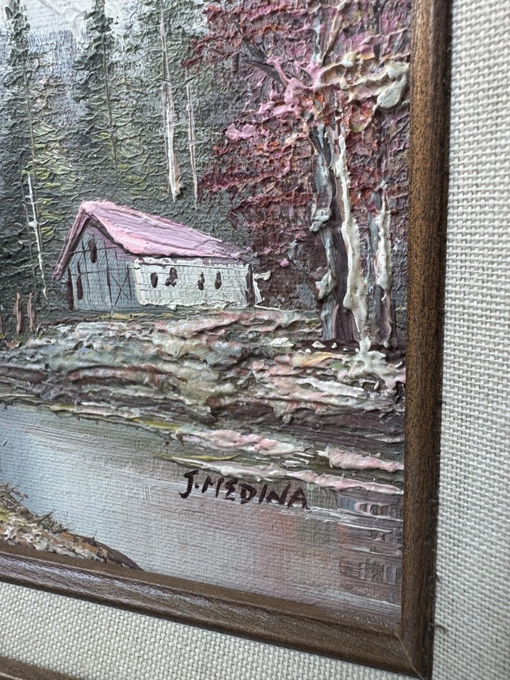 J. Medina Signed Original Oil Painting | eBay