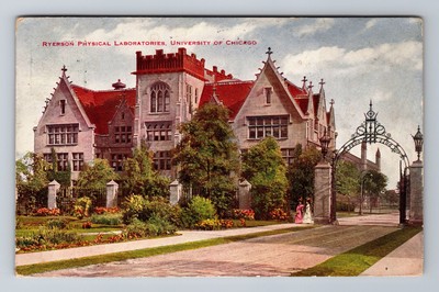 Chicago IL-Illinois, Ryerson Physical Lab, University, Vintage c1913 ...