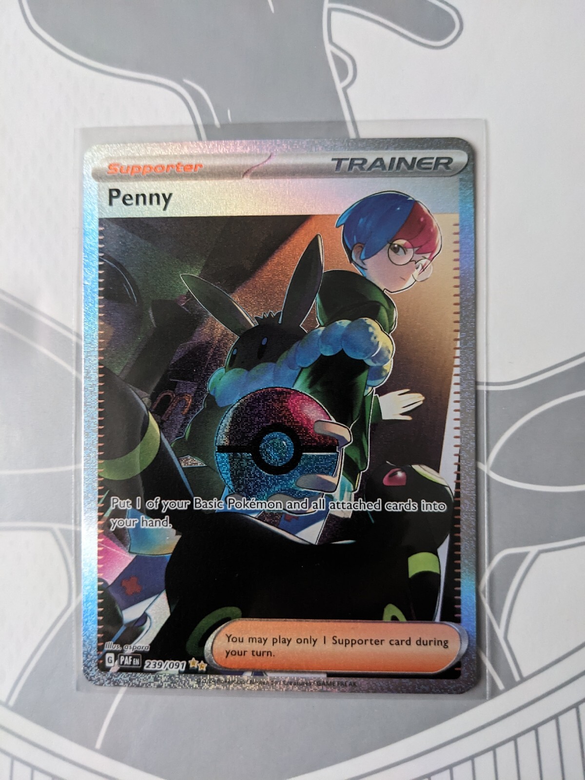Pokémon TCG Penny Scarlet & Violet: Paldean Fates 239/091 Holo Special ...