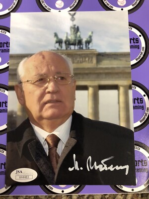 Mikhail Gorbachev Signed Autographed 5x7 Photo JSA V44483 | eBay