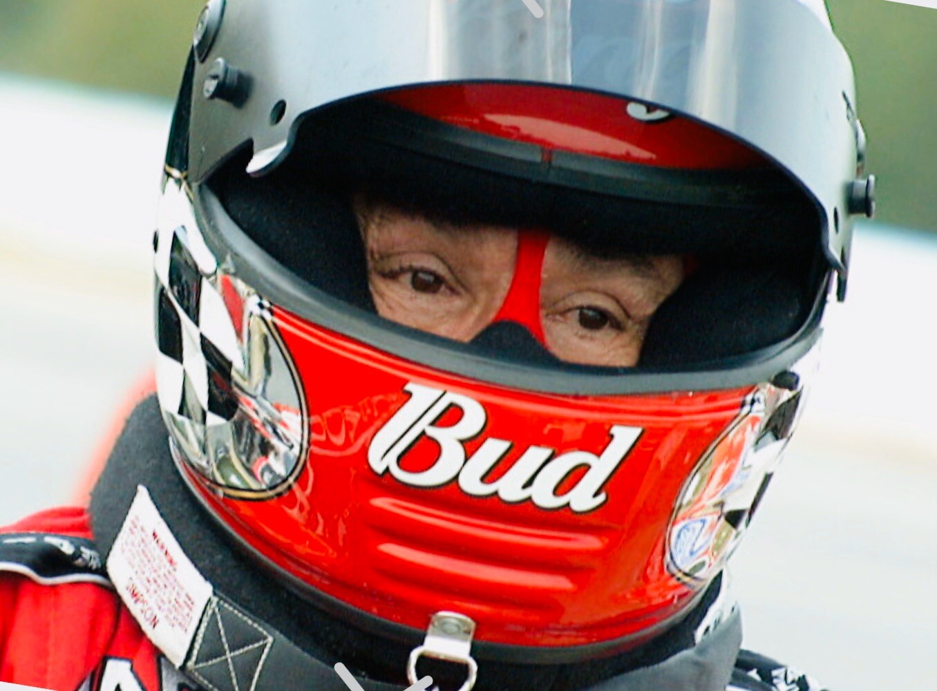 NHRA Kenny Bernstein RACE HELMET Funny Car NITRO Rare DRAG RACING Top ...