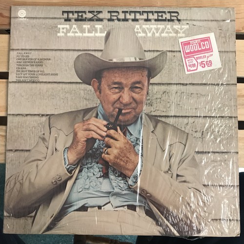 Tex Ritter Fall Away LP Record Album Vinyl SHRINK EX/EX | eBay