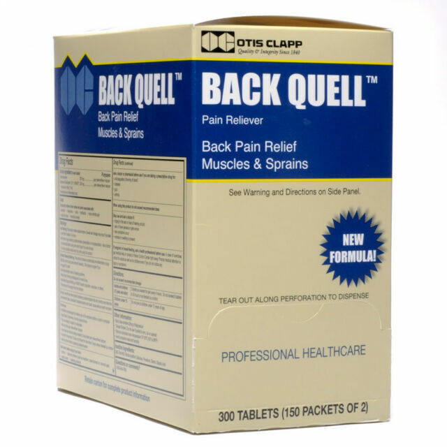 Medique Products 1615587 Back Quell Back-Pain Relief Pills - 150 ...