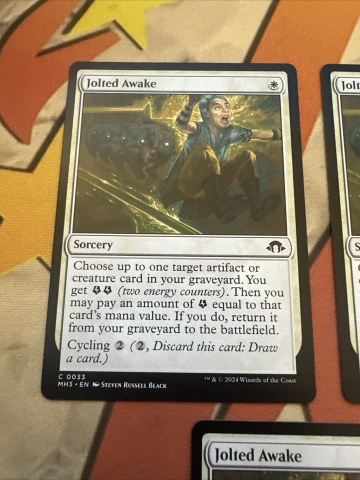 Magic the Gathering Jolted Awake Modern Horizons 3 MTG X3! | eBay