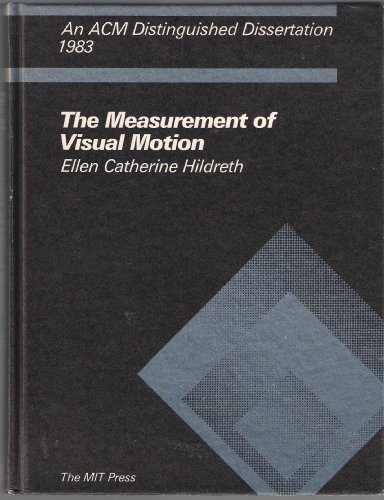 Measurement of Visual Motion, Ellen Catherine Hildreth | eBay