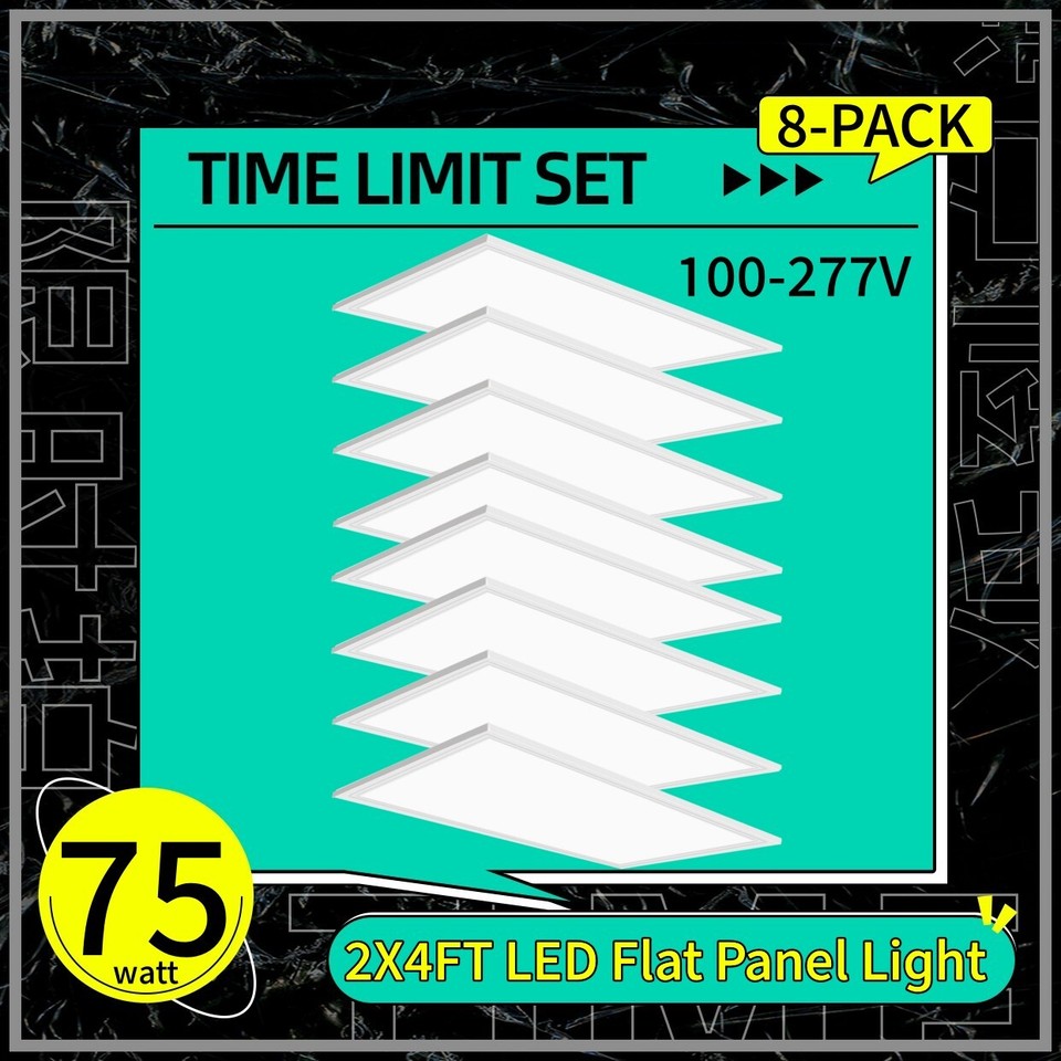 2x4 Led Panel Light,5000K Daylight for Kitchen Garage Lights,Ultra Slim ...