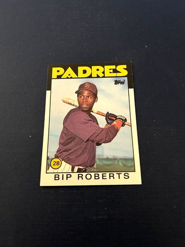 1986 Topps Traded Baseball Bip Roberts Rookie Card #91T Factory Set ...