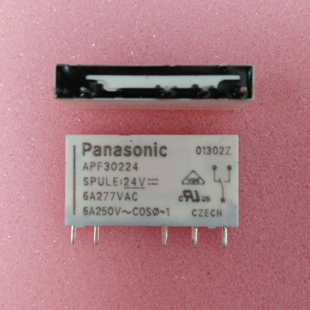 (12) Panasonic Power Relay SPDT 24vdc 6a THD APF30224 for sale online ...