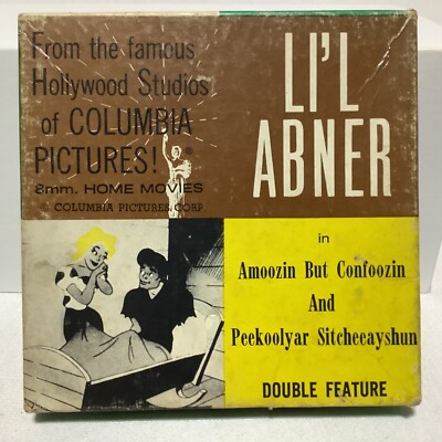 VTG RARE Columbia Pictures LI'L ABNER Double Feature 8mm Home Movies ...