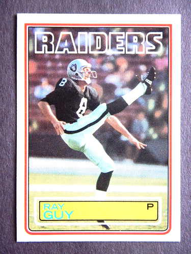 Ray Guy #299 Topps 1983 Football Card (Los Angeles Raiders) E | eBay