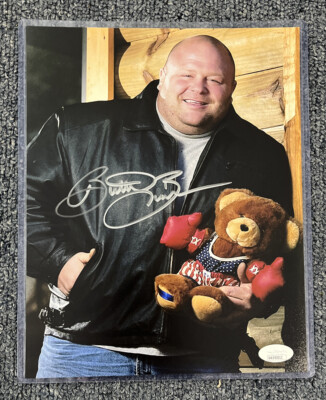 Eric “Butterbean” Esch Autographed 8x10 Teddy Bear Photo JSA COA Boxing ...