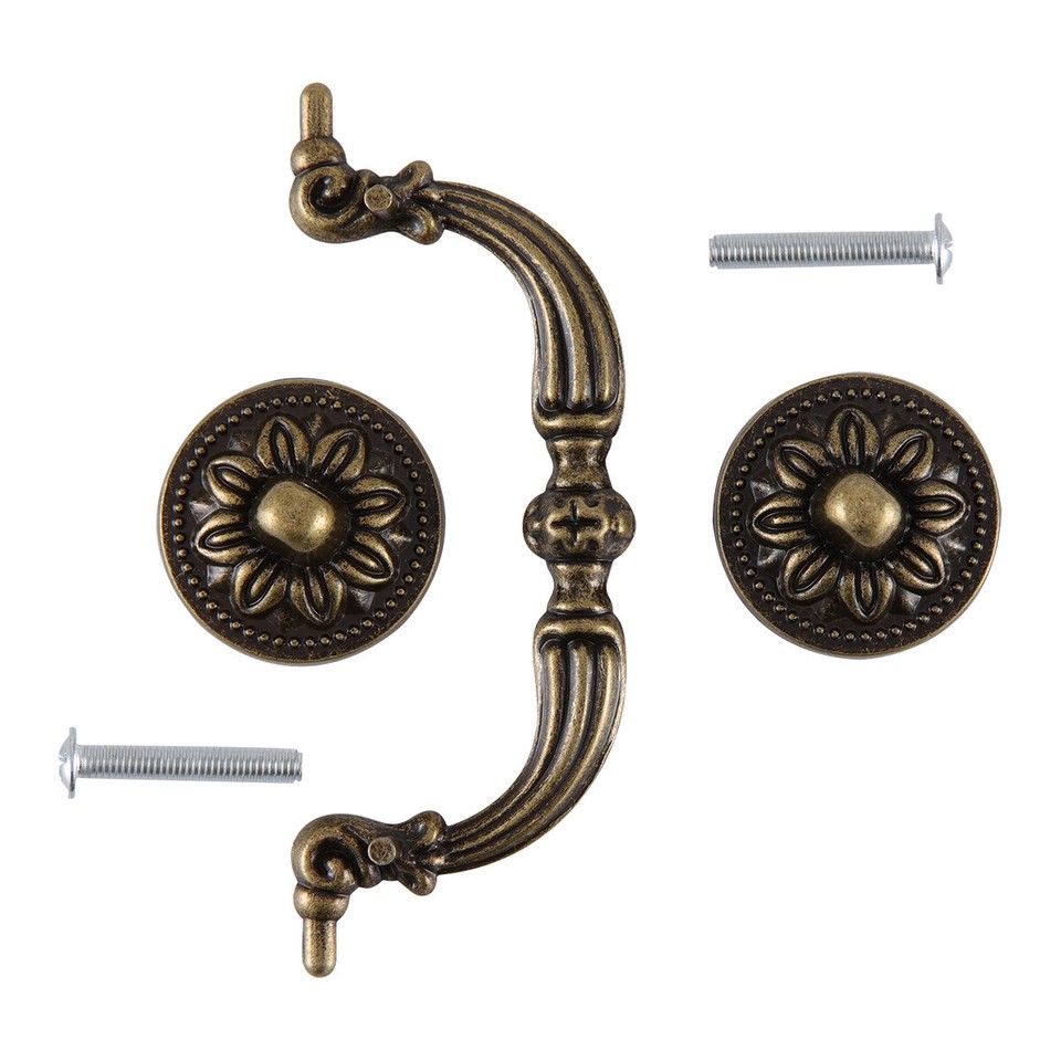 5" 128mm Cabinet Antique Drawer Pull Handle Dressing Wardrobe Table ...