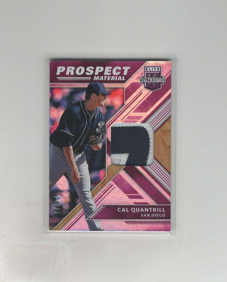 2018 Panini Elite Extra Edition Prospect Materials Purple /25 Cal ...