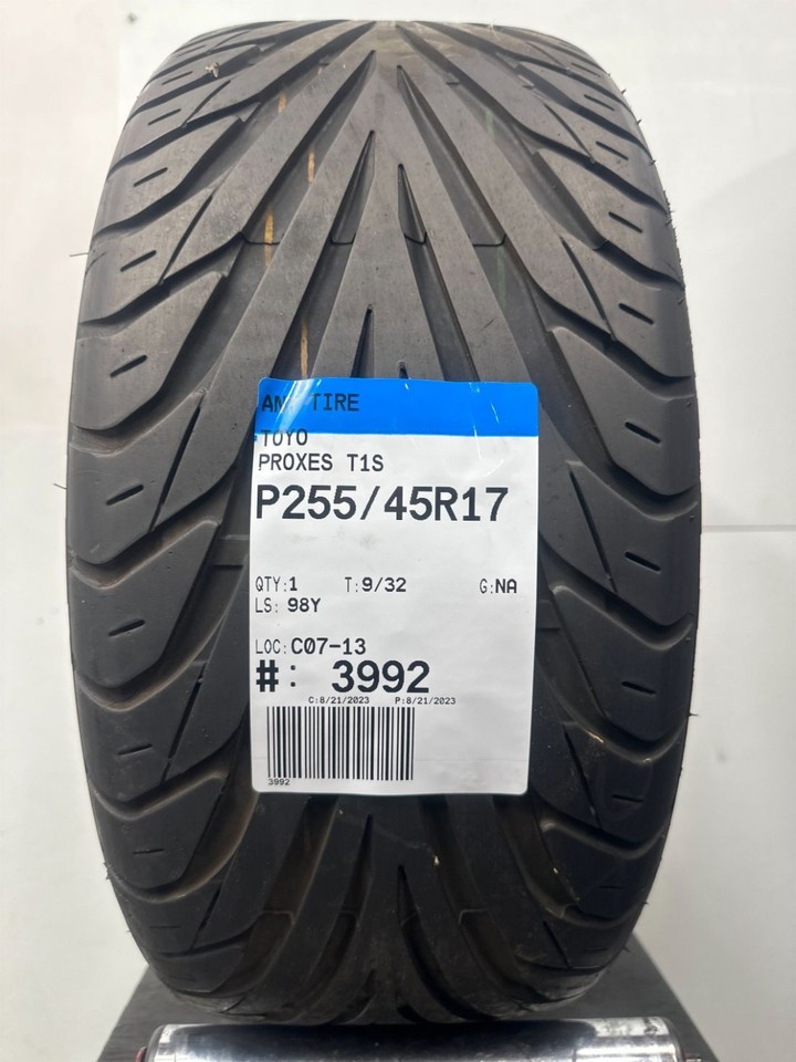 1 Toyo Proxes T1S Used Tire P255/45R17 2554517 255/45/17 9/32 | eBay