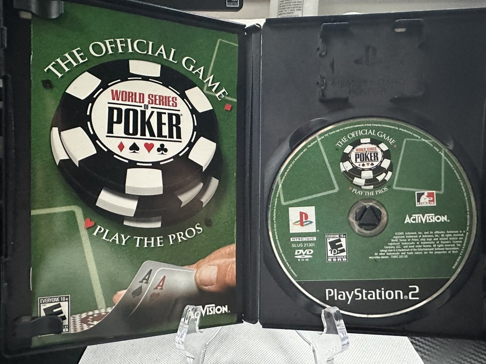 WORLD SERIES OF POKER - PS2 - COMPLETE W/ MANUAL Fast And Protective ...