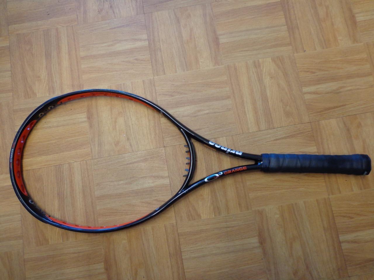 Prince O3 Orange 110 head 4 1/4 grip Tennis Racquet | eBay