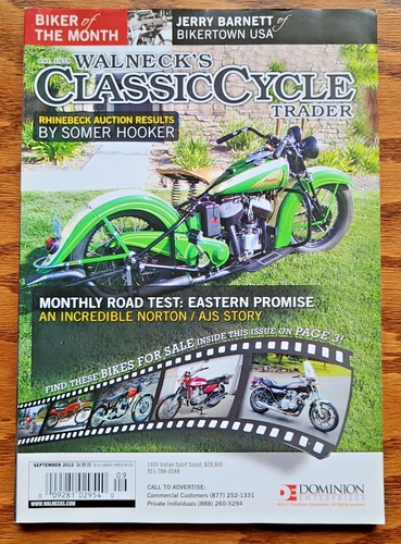 Walnecks Classic Cycle Trader Magazine September 2010 Jerry Barnett ...