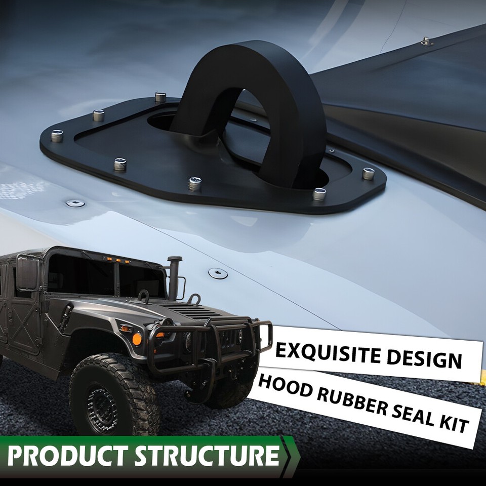 Hood Seal Set Fit For Humvee Hummer H1 M998 M1045 M1114 M1151 M1123 | eBay