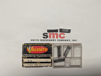 Valenite Indexable inserts VDB 250B,060 Grade VC-55 | eBay