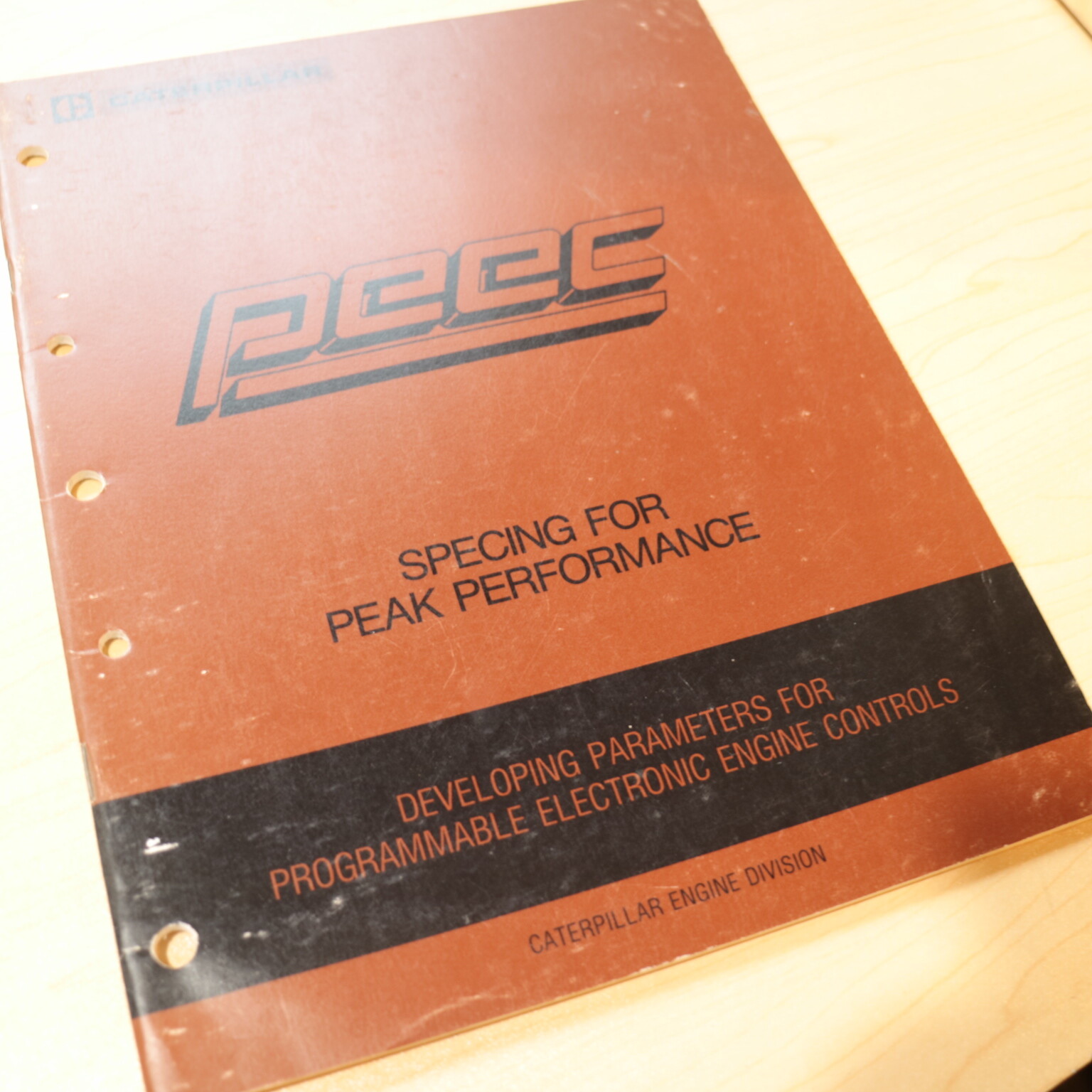CATERPILLAR PEEC 3406B Diesel Truck Engine Control Performance Manual ...
