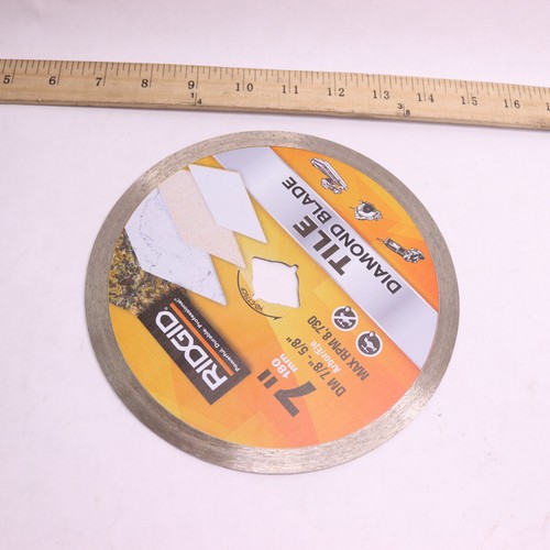 Ridgid Continuous Rim Diamond Blade 7" HD-CT70CP | eBay