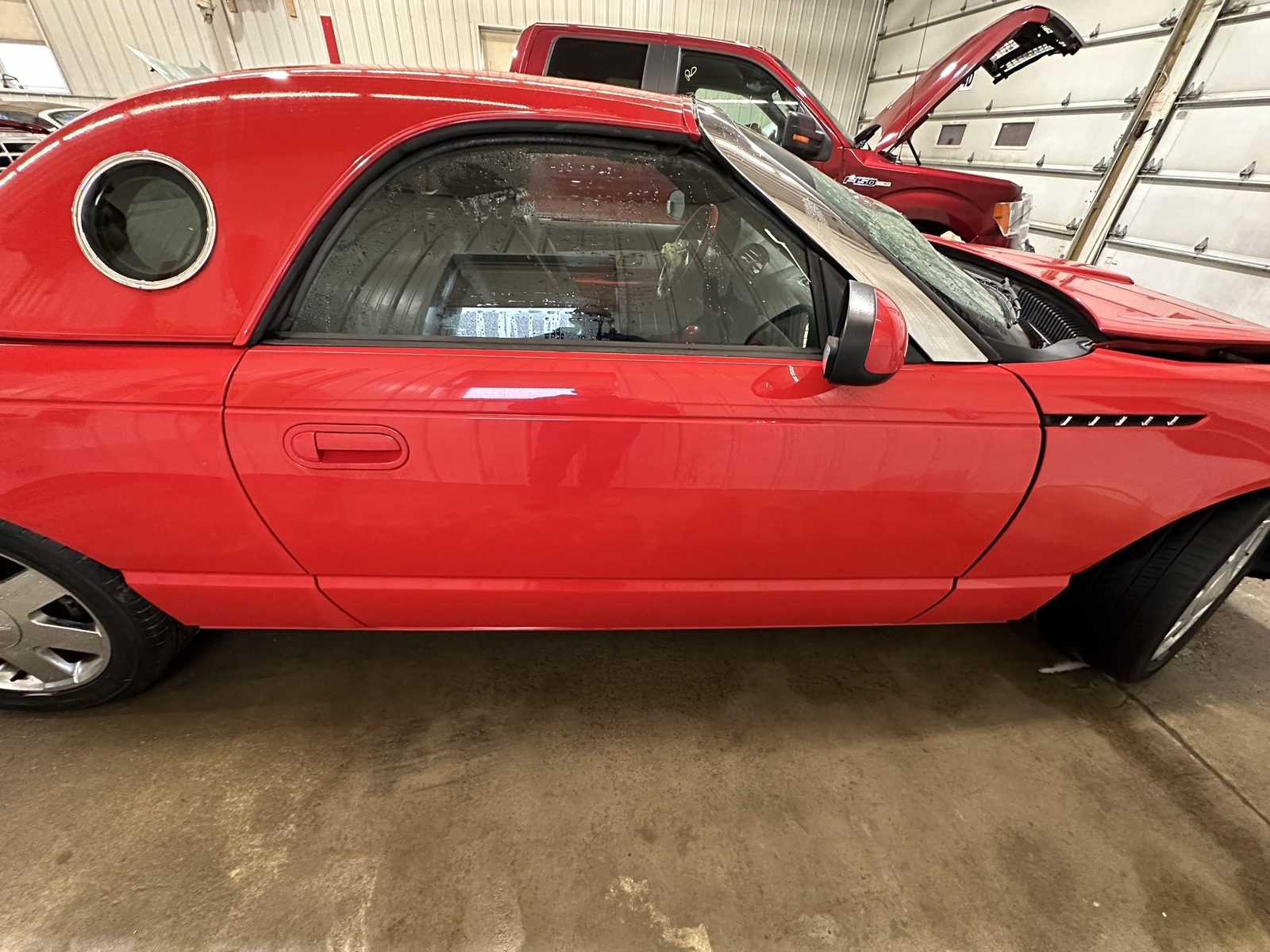 02-05 FORD THUNDERBIRD HARD TOP ROOF TORCH RED PAINT CODE D3 | eBay